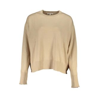 Patrizia Pepe Femme, Pulls, Beige, Taille: 36 FR Pull &agrave; manches longues