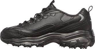 Skechers Femme DLites-Fresh Start Baskets, Noir, 38.5 EU