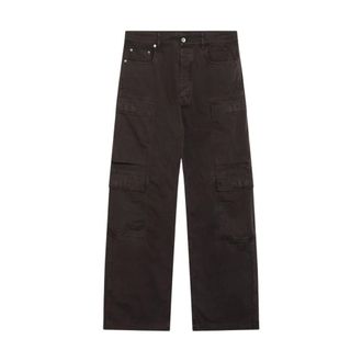Rick Owens Jean Cargo Double - Homme - Pantalons - Brun - Taille: W30