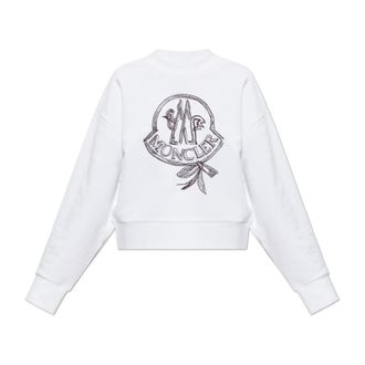 Moncler Damen, Sweatshirts & Hoodies, Wei&szlig;, SGr&ouml;&szlig;e