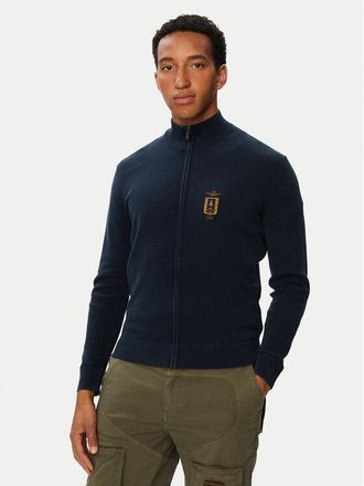Aeronautica Aeronautica Militare Strickjacke 262MA1669UL00463 Dunkelblau Regular Fit