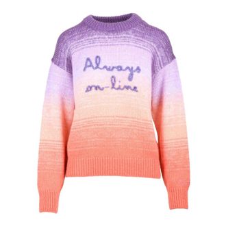 MC2 Saint Barth Femme, Pulls, Multicolore, Taille: 40 FR Pull en Mohair M&eacute;lang&eacute;