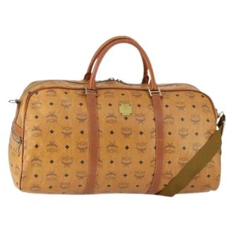 MCM Sac Boston Pre-owned - Femme - Pre-owned - Brun - Taille: ONE Size