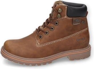 Dockers by Gerli Bottines de combat pour femme, imperméables, Cognac 470, 37 EU