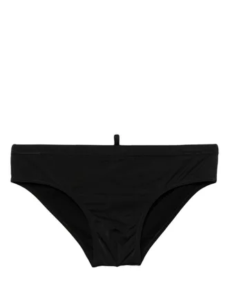 Dsquared2 slip de bain Rocco &agrave; logo imprim&eacute; - Noir