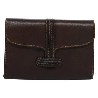 Bally Pre-owned Leder Schultertasche - - Pre-owned - Damen - Braun - ONE SIZE