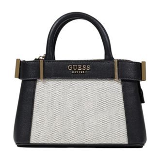 Guess Femme, Sacs, Noir, Taille: ONE Size &Eacute;l&eacute;gant Mini Satchel Sac &agrave; main