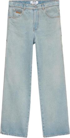 Msgm Msgm, Homme, Jeans, Bleu, Taille: M Wide Jeans
