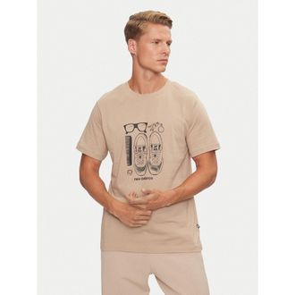 New Balance T-Shirt Sport Essentials Graphic MT43902DRW Beige Regular Fit