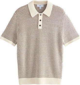 Next T-Shirt Gestricktes T-Shirt mit Streifen im Relaxed Fit (1-tlg)