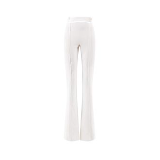 Elisabetta Franchi Wide Hosen - - Trousers - Damen - Wei&szlig; - L