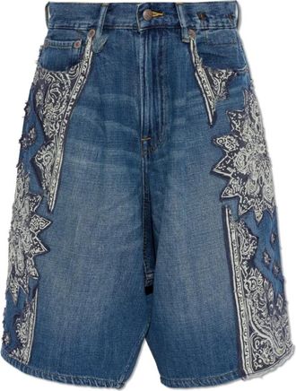 R13 Femme, Shorts, Bleu, Taille: W28 Jesse Denim Short