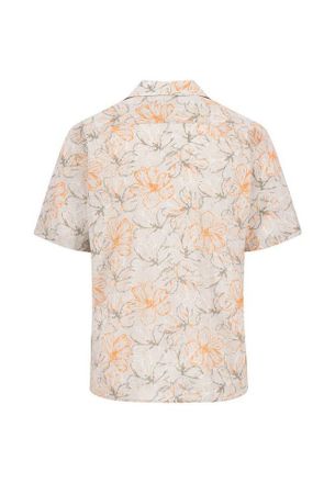 Fynch-Hatton Kurzarmshirt Linen Flower Print, Resort, 1/2