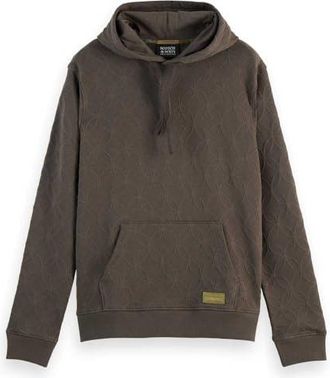 Scotch & Soda Jacquard Terry Hoodie L