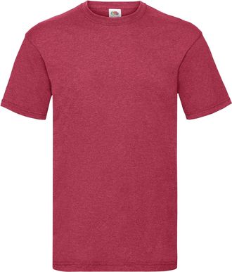 Fruit Of The Loom Herren Valueweight Short Sleeve T-Shirt, rot, XXL