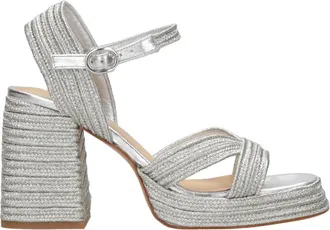 Castaner Femme, Chaussures, Gris, Taille: 39 EU Sandale &agrave; talon haut