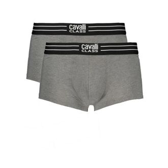 Cavalli Braune Baumwoll Herren Boxershorts - - Underwear - Herren - Grau - XL