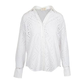 MC2 Saint Barth Femme, Blouses et Chemises, Blanc, Taille: 36 FR Cristal Sangallo Linewave Embry