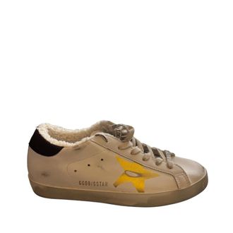 Golden Goose Shearling Stern Sneakers - - Shoes - Herren - Wei&szlig; - 36 EU