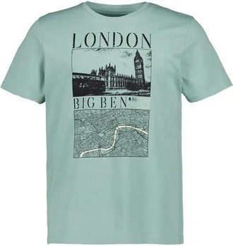 Ragman Herren T-Shirt gr&uuml;n Baumwolle