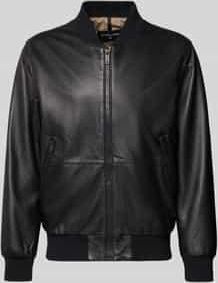 Strellson Regular Fit Lederjacke aus echtem Lammnappa-Leder Modell BOSTON-S