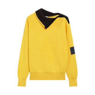 Loewe Pull zipp&eacute; - Femme - Pulls - Jaune - Taille: 36 FR
