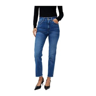 Salsa Slim Cropped Jeans mit Komfortpanel - - Jeans - Damen - Blau - W27 L28