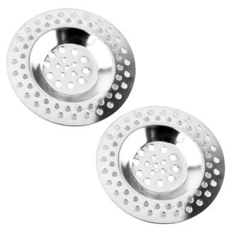 Generic 2X Abflusssieb, Haarsieb Dusche rostfreier Edelstahl, Abflussieb Dusche schnell ablaufend, Haarsieb verhindert wegschwemmen, Sieb f&uuml;r Sp&uuml;lbecken einfa