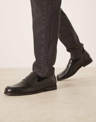 Asos Loafer in Schwarz