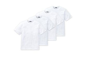 Schiesser T-Shirt Herren T-Shirt 4er Pack Baumwolle American T-Shirt (Packung, 4er Pack)