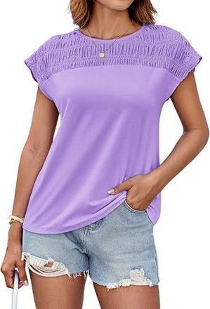 Grace Karin Chemisier décontracté pour Femme, Cardigan, col en V, sans Manches, boutonné sur Le Devant, en Coton brodé, pour la Plage, Les Vacances, Le Quotidien,