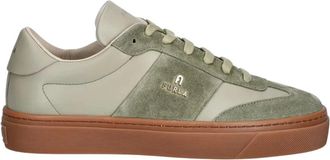 Furla Femme, Chaussures, Vert, Taille: 37 EU Baskets &agrave; lacets Enjoy