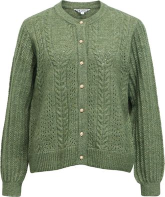 Object Objflora Re Ls Knit Button Cardigan Noos