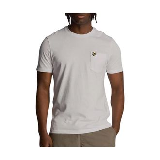 Lyle & Scott T-shirt &agrave; poche - Homme - Tops - Blanc - Taille: 2XL