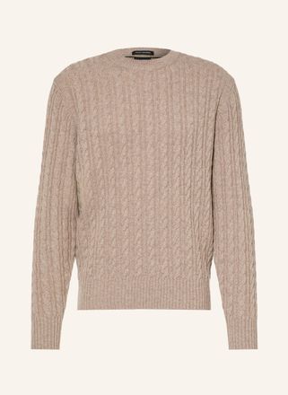 HUGO BOSS Pullover Furlan braun