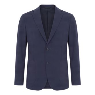 HUGO BOSS Einknopf-Blazer - - Jackets - Herren - Blau - 2XL