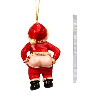 Generic D&eacute;coration de P&egrave;re No&euml;l, d&eacute;coration de P&egrave;re No&euml;l - Figurine 3D en acrylique pendentif mignon pour voiture, homme et femme, porte-cl&eacute;s, sac &agrave; dos, mais