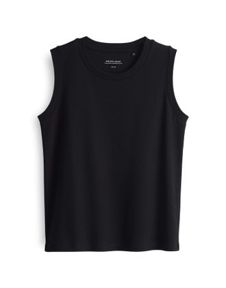 OPUS Damen Top | Jersey Top ILAYDA Regular aus BCI Cotton Black, 44