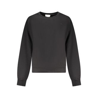 Calvin Klein Schwarzes Baumwoll-Damen Sweatshirt