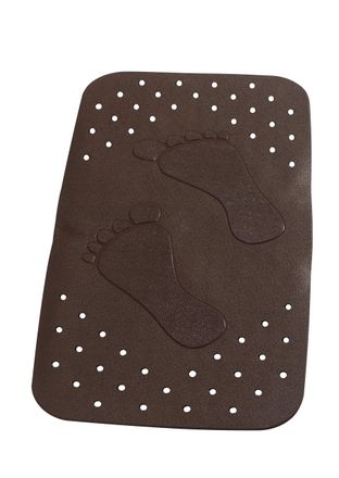 Ridder Wanneneinlage Plattfu&szlig; braun 38x72 cm