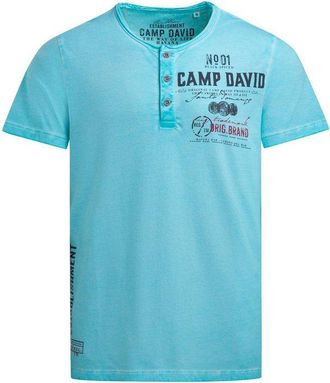 Camp David Henleyshirt aus Baumwolle