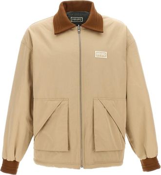 Kenzo Homme, Vestes, Multicolore, Taille: XL Reversible Elevated Coach Jacket