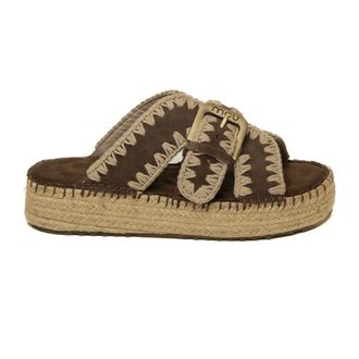 Mou Femme, Chaussures, Brun, Taille: 40 EU Sandale en daim