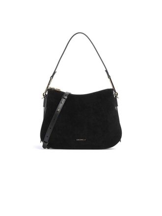 Coccinelle Womens Shoulder Bag Black Cowhide Shoulder-bags