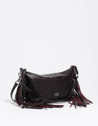 Bimba & Lola sac Madrid moyen en cuir bordeaux-Rouge