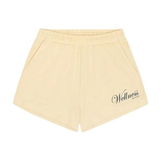 Sporty & Rich Avenue Disco Short - - Shorts - Damen - Beige - L