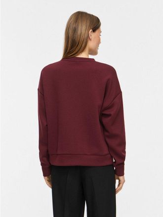 Vila Sweater VIREFLECT MOOD EMB L/S SWEAT TOP/R/3 Materialmix, loose fit