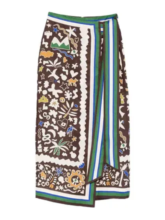 Alemais Jupe Longue - Multicolore