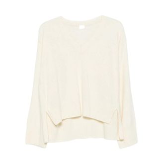 C.T. Plage Strickware mit V-Ausschnitt - - Knitwear - Damen - Wei&szlig; - XS