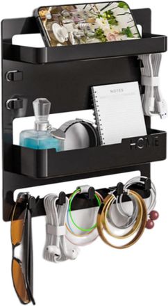 Generico Schwebendes, Wandmontage, Organizer, ästhetisches Design, integrierte Haken, Kabelclips, langlebiger Stauraum für Schlafzubehör